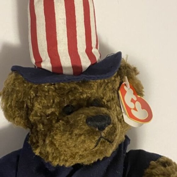 Ty | Toys | Ty Attic Treasures Samuel Uncle Sam Plush Patriotic Bear ...